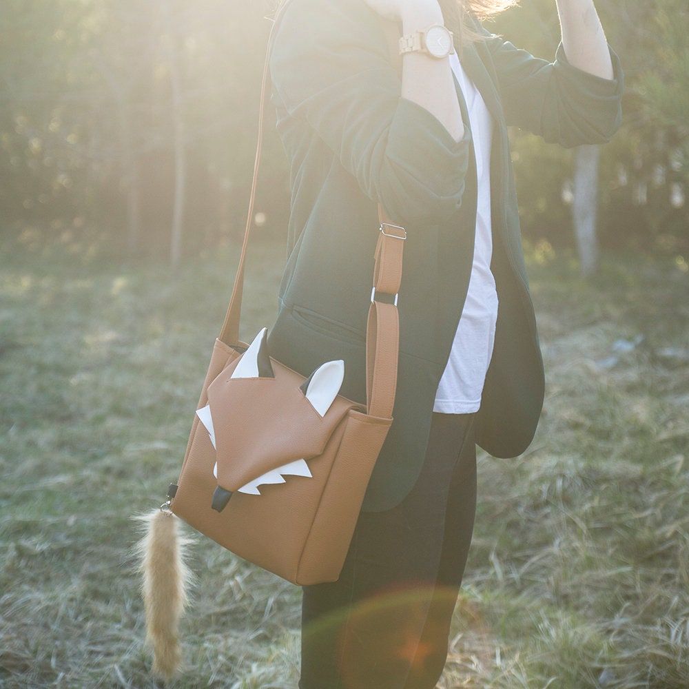 FOX messenger bag | Etsy