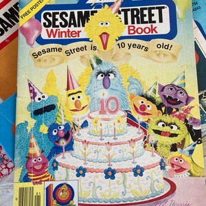 38 Vintage Sesame Street Magazines From 1977 to 1982 - Etsy