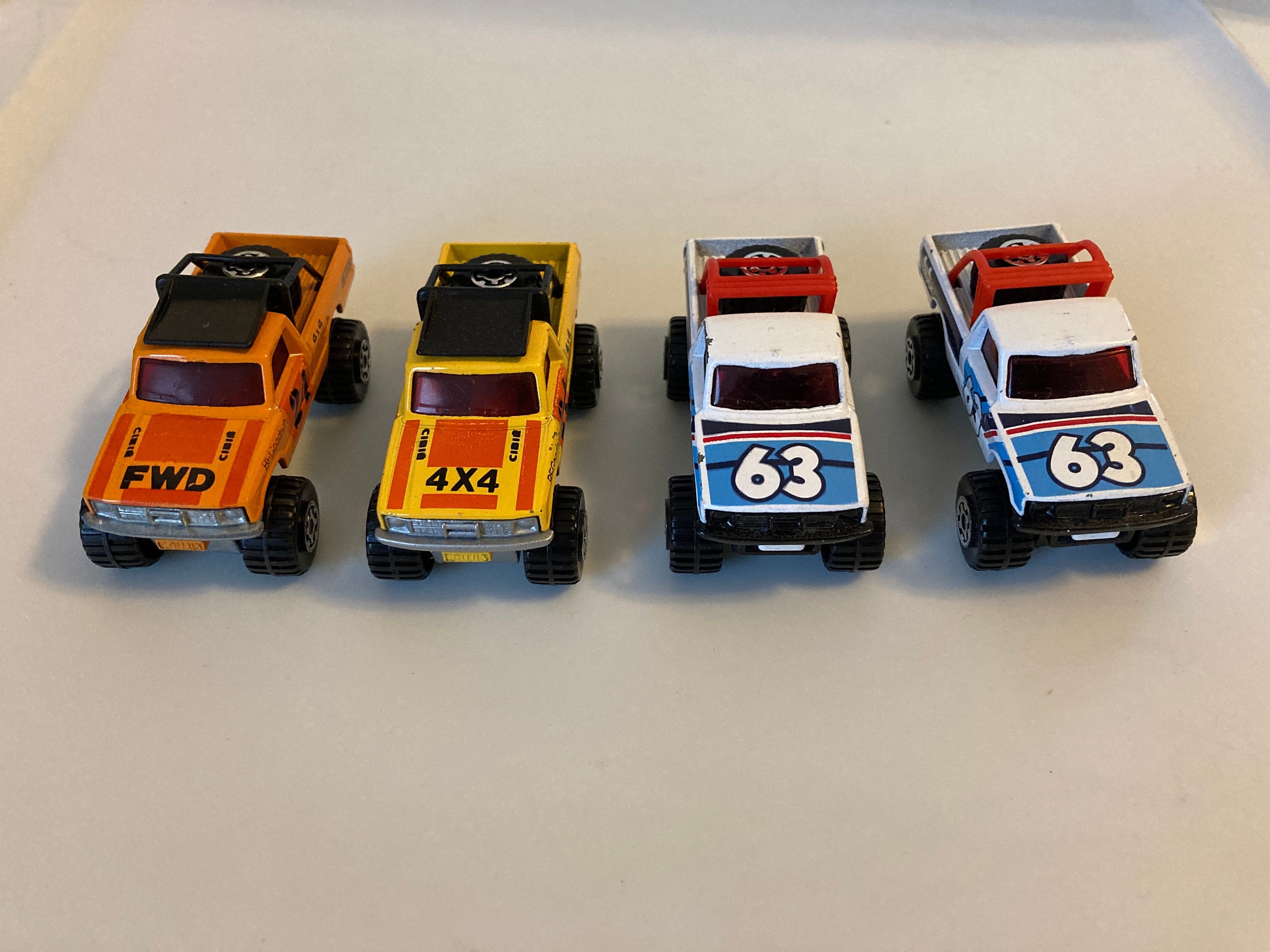 Push & Pull Toys 4 Vintage Lesney Matchbox Superfast MB13 4x4 Open Back ...