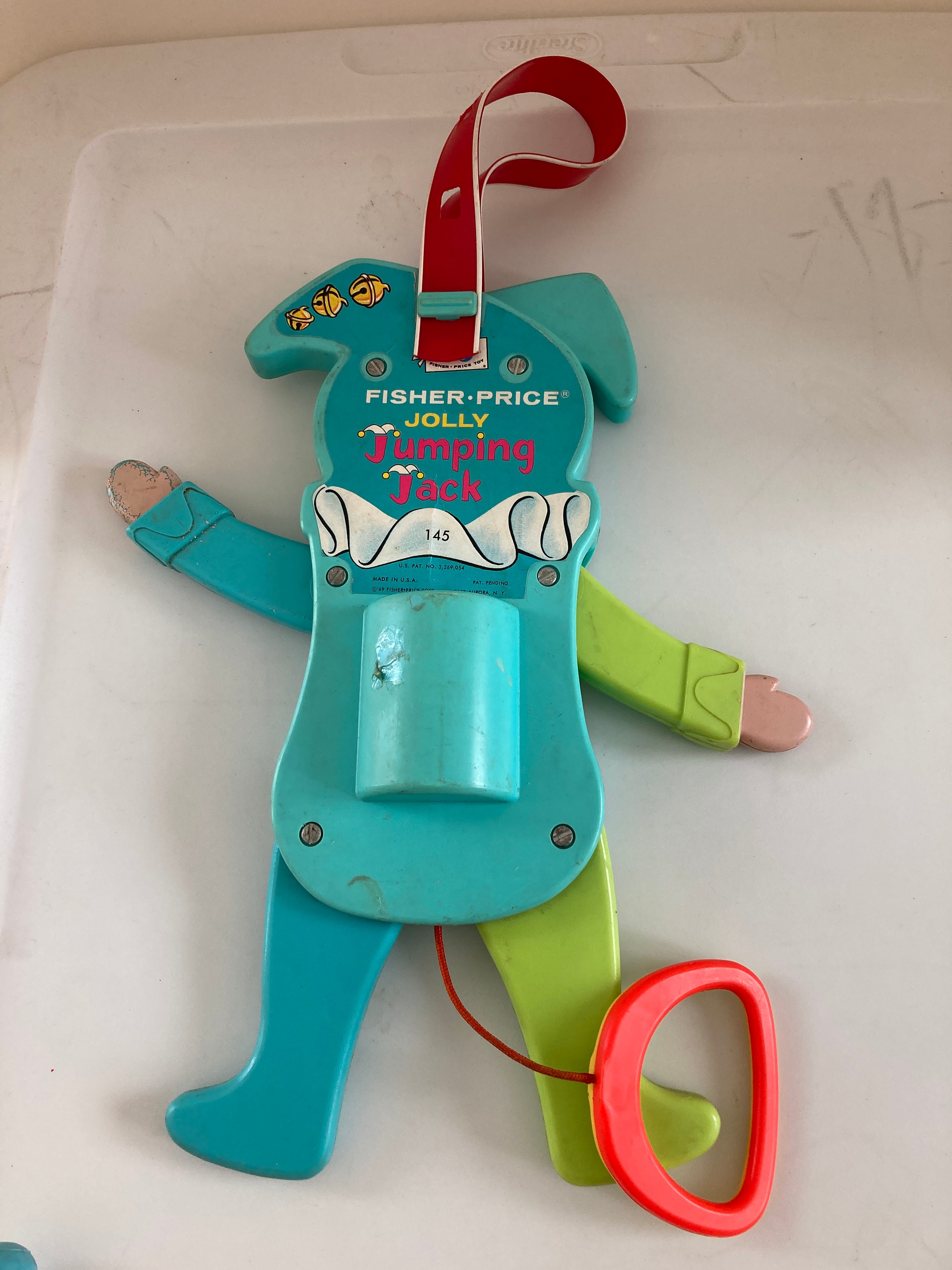 Toys Push & Pull Toys Vintage Fisher Price Hickory Dickory Dock Clock ...