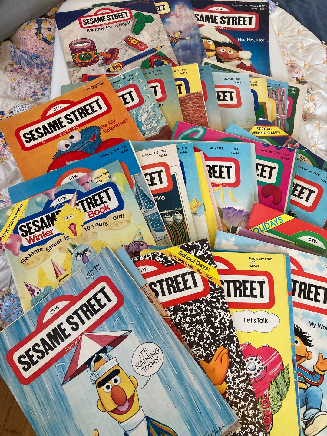 38 Vintage Sesame Street Magazines From 1977 to 1982 - Etsy