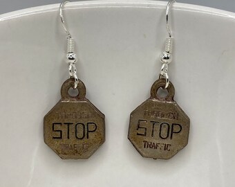 3D Printed Stop Sign Earrings - Etsy