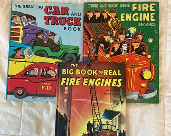 Fire Engine Book - Etsy
