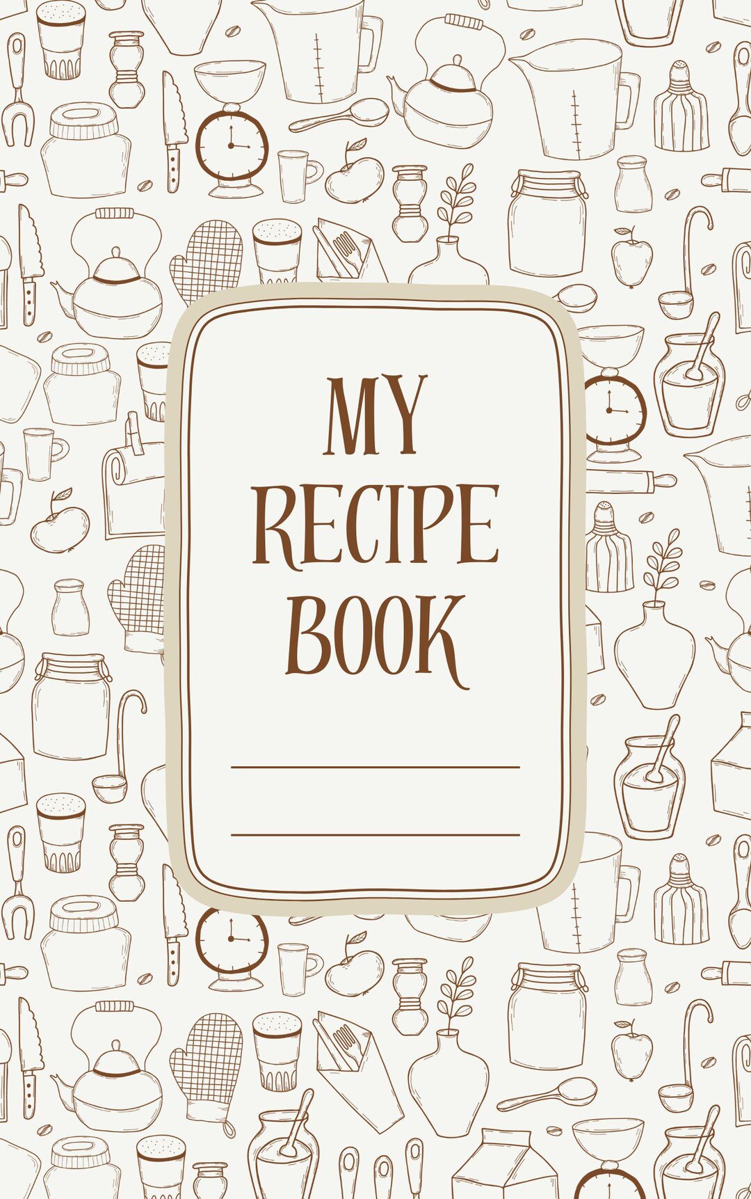Digital Recipe Book - Etsy