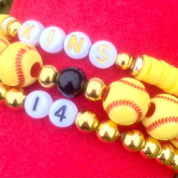 Softball Bracelet - Etsy