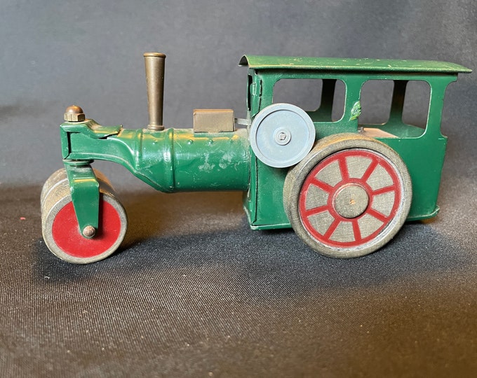 1930s Pre-war Triang Tin Steam Roller Truck Toy Vintage Tri Ang Minic ...