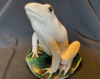 Large Ceramic Frog - Etsy