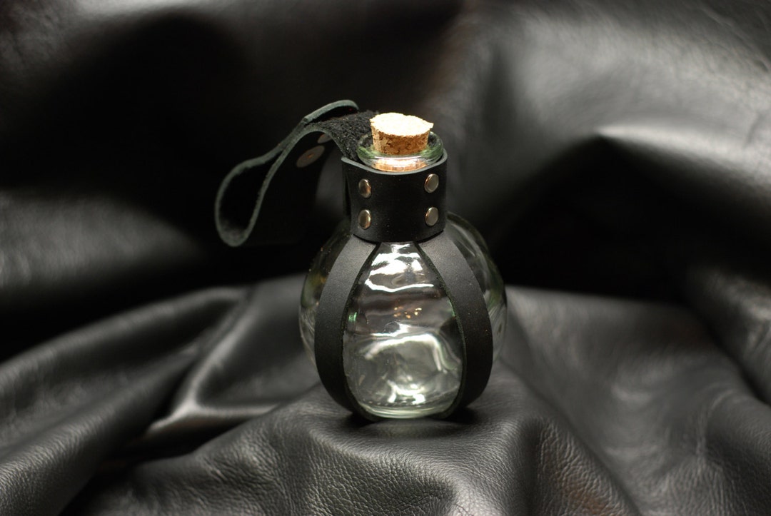 Glass Potion Bottle LARP Renaissance Pirate - Etsy