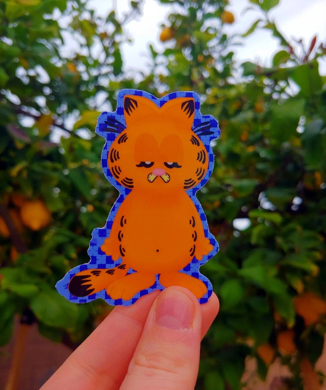 Lasagna Cat Vinyl Sticker - Etsy