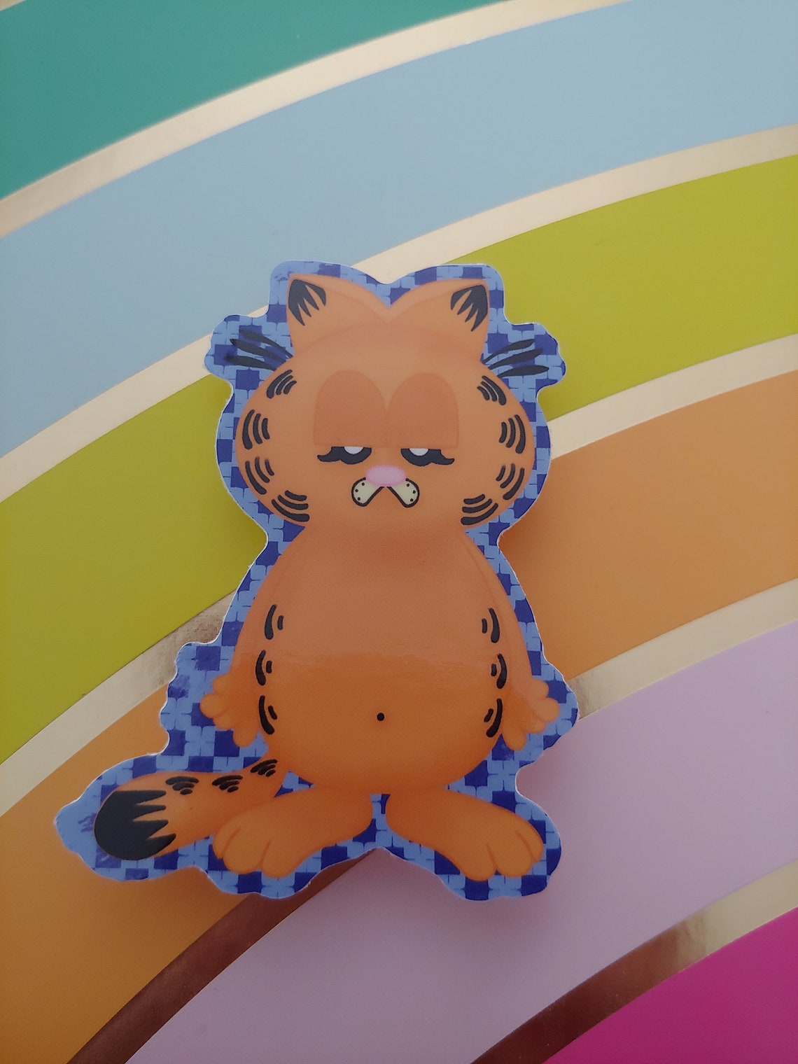 Lasagna Cat Vinyl Sticker - Etsy