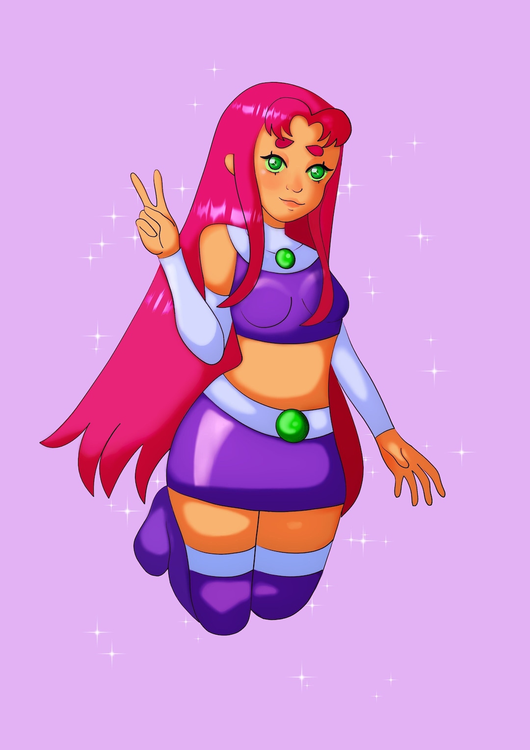 Starfire Vinyl Sticker - Etsy