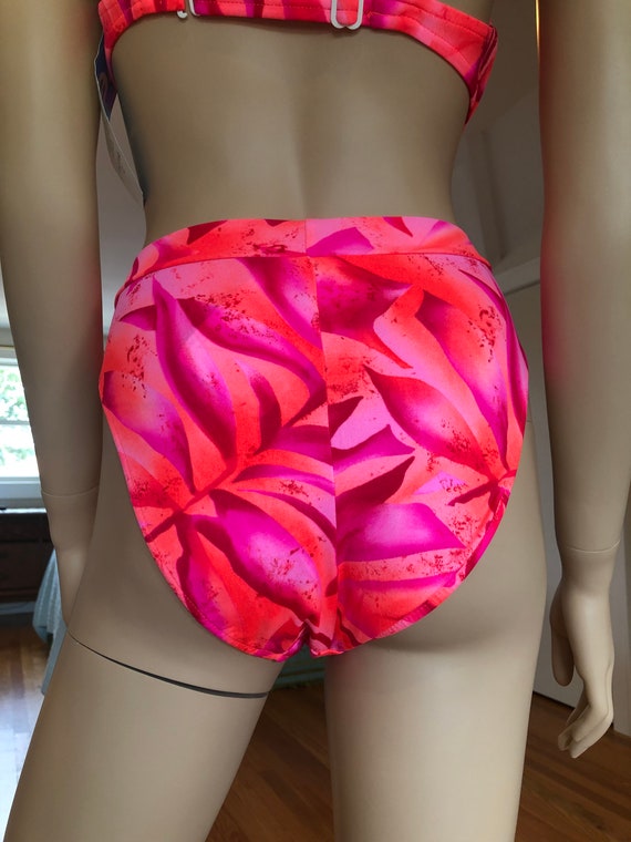 1980s Deadstock Venus Swimwear Bikini Vintage Neon … Gem