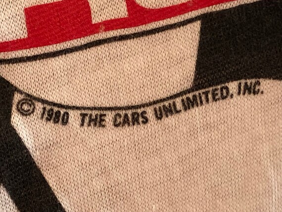 The Cars Concert Shirt, The Cars Panorama Tour Jersey… - Gem