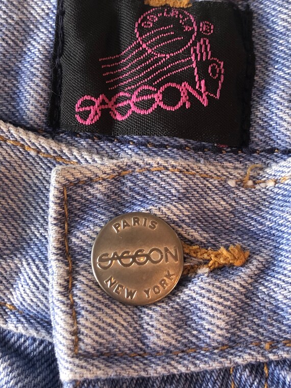 1980’s Sasson Jeans, Vintage 80’s High Waisted Stone … - Gem