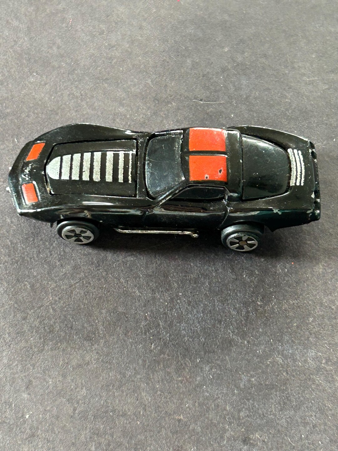 Vintage Kidco Chevy Corvette 1979 Black Red and White Toy Car Made in ...