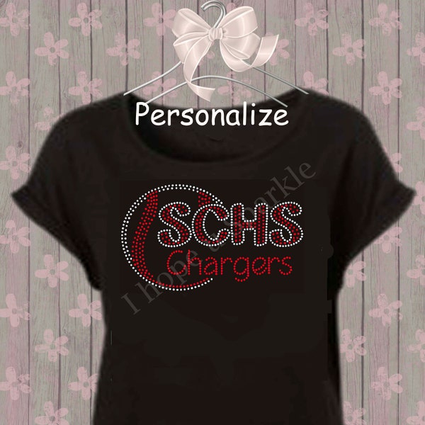 Rhinestone Baseball - Etsy