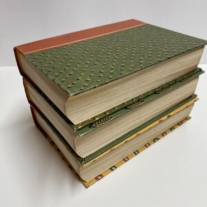 3 Vintage Readers Digest Condensed Books Pattern Covers Brown Decor ...