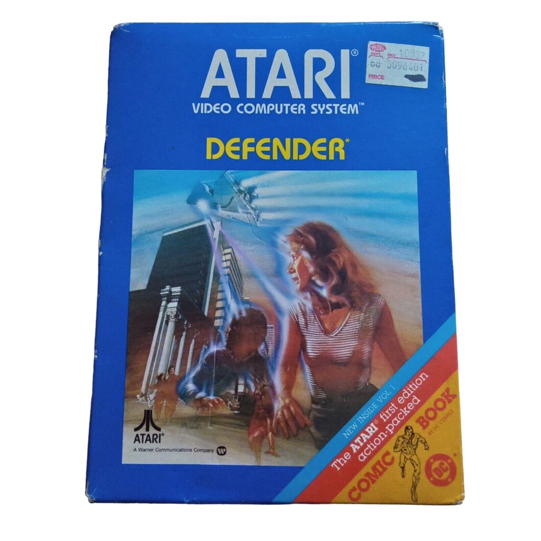 Defender ATARI Video Computer System Game New Sealed Vintage 1981 ... Defender ATARI Video Computer System Game New Sealed Vintage 1981 ...