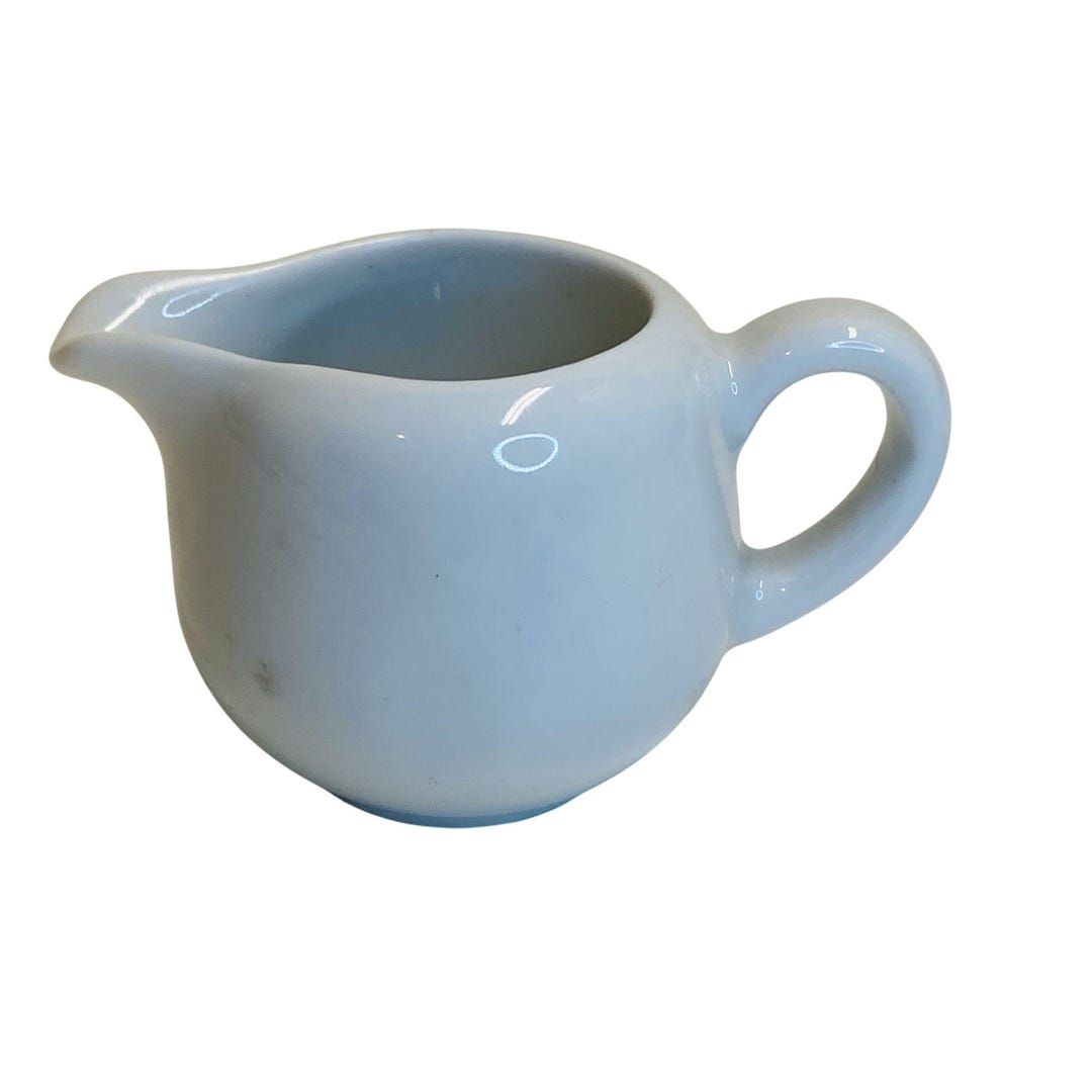 Vintage Schonwald White Individual 2 in Mini Creamer Syrup Pitcher Jug ...