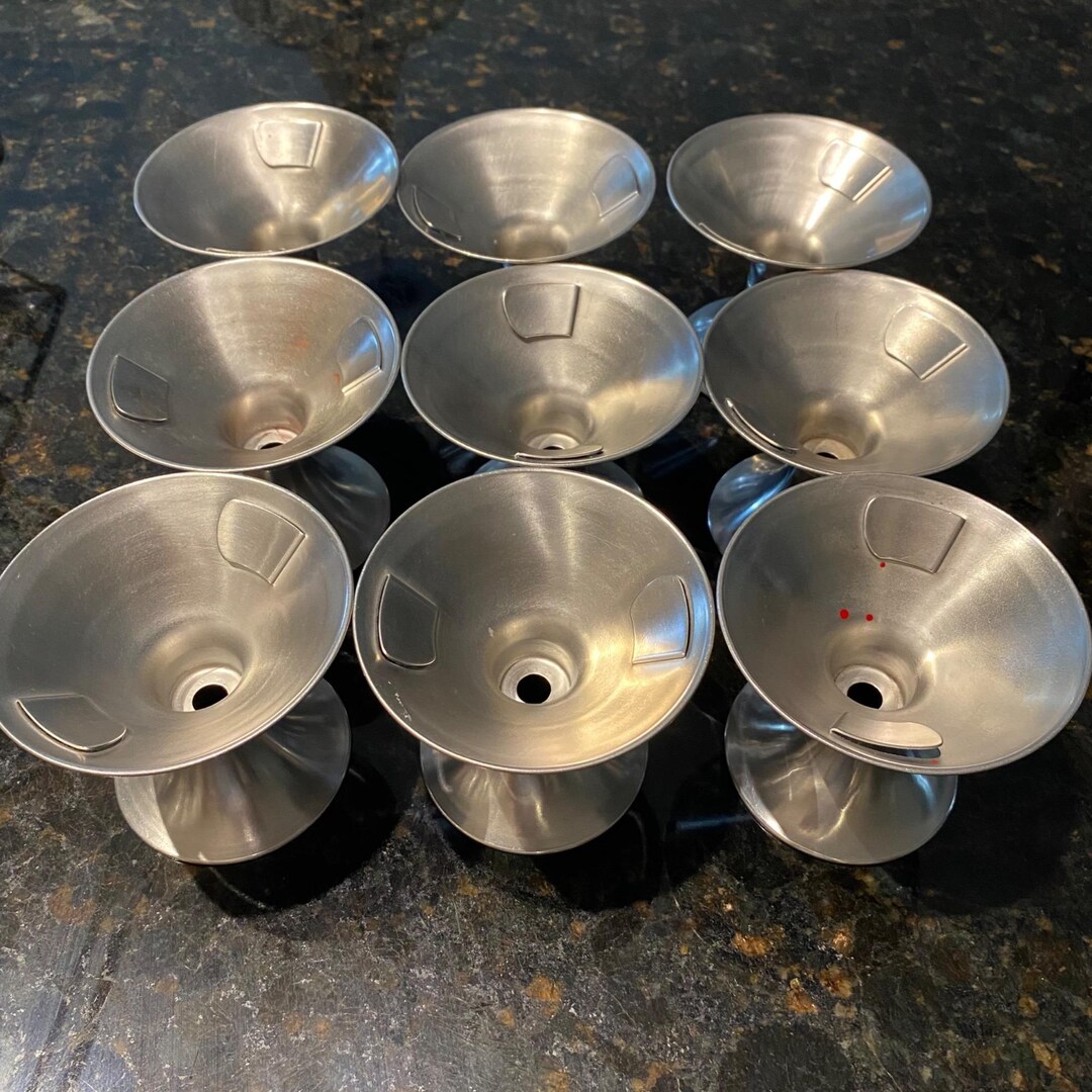 9 Soda Fountain Vortex Holders Dixie Cup Paper Cups Ice Cream Sundae ...