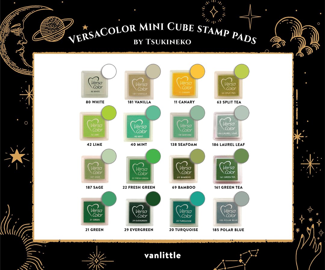 58 Colors Versacolor Mini Cube Stamp Pads - Etsy