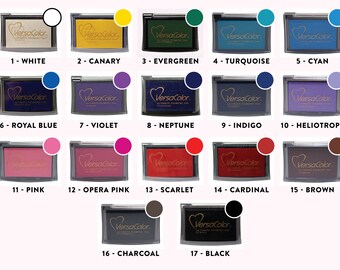 Versacolor Copper Small Pigment Ink Pad, Stamp Pad, Stamp Ink, Ink for ...