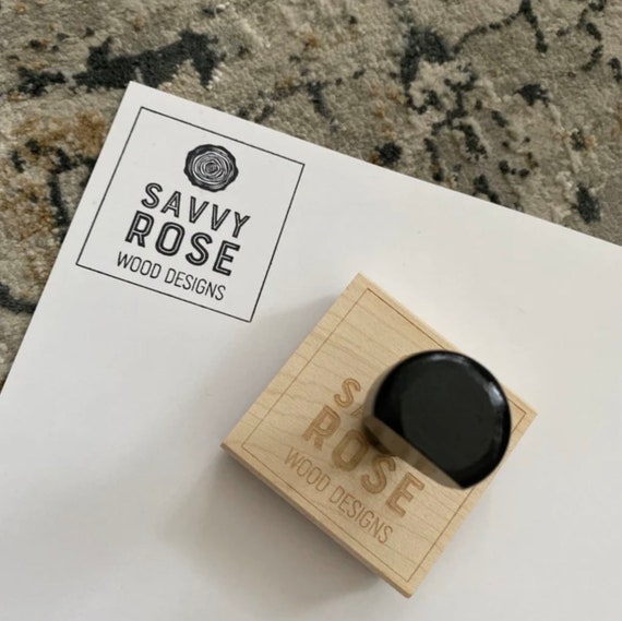 Paper & Party Supplies Any Size Custom Rubber Wood Stamp Ship from the ...