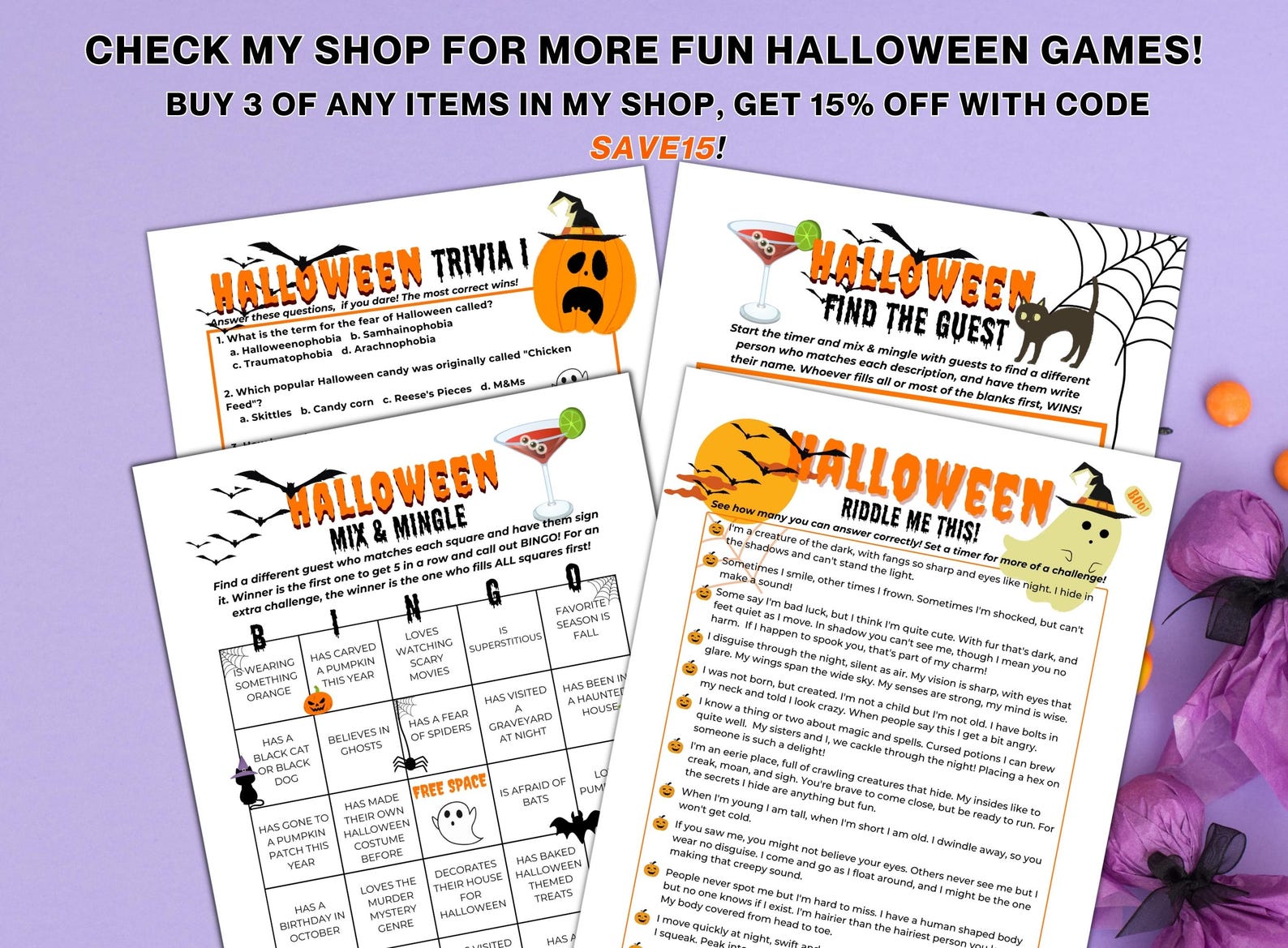 Halloween Would You Rather Printable Game, Fun This or That Activity ...