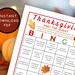 Friendsgiving Bingo Game Printable, Thanksgiving Find the Guest Game ...