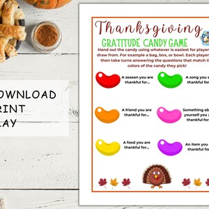 Thankful A to Z Thanksgiving Gratitude Game, I Am Thankful for ...