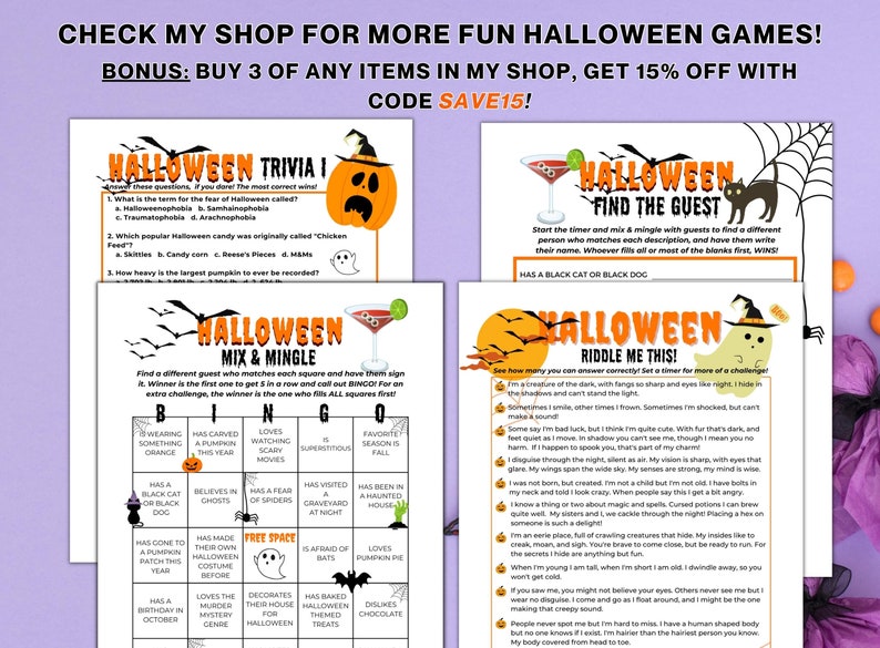 Halloween Would You Rather Printable Game, This or That Activity for a ...