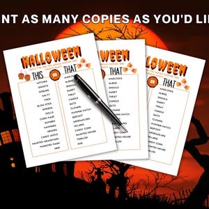 Halloween This or That Game, Halloween Would You Rather, Halloween ...