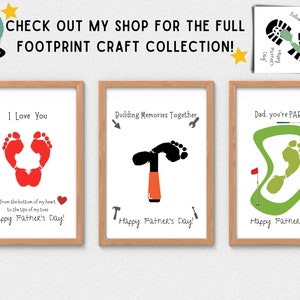 Father's Day Handprint Craft, Printable Father's Day Gift From Kids ...