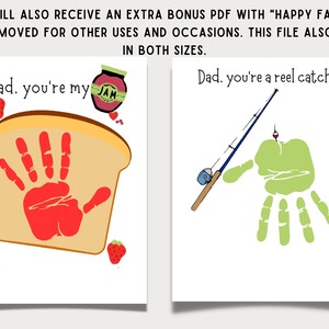 Father's Day Handprint Craft, Printable Father's Day Gift From Kids ...
