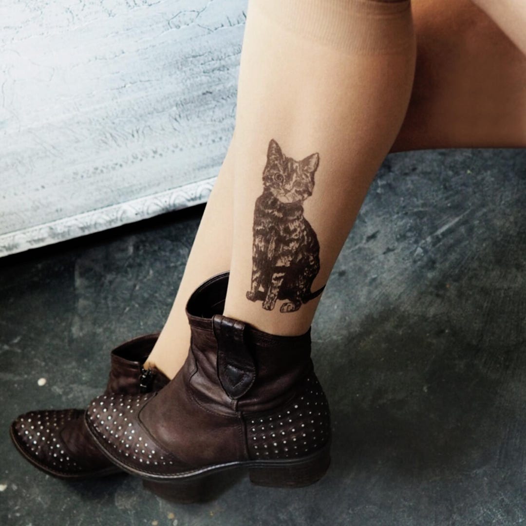 Cute Knee High Cat Socks for Women - Etsy