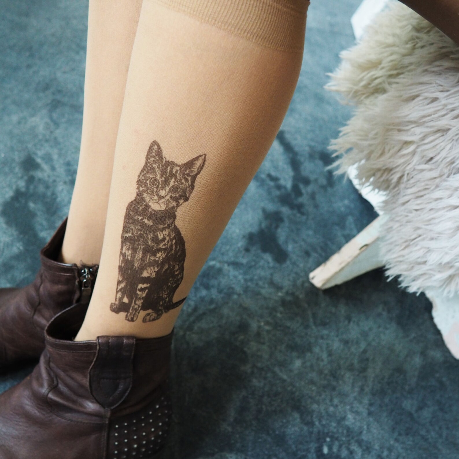 Cat Socks Hand Painted - Etsy