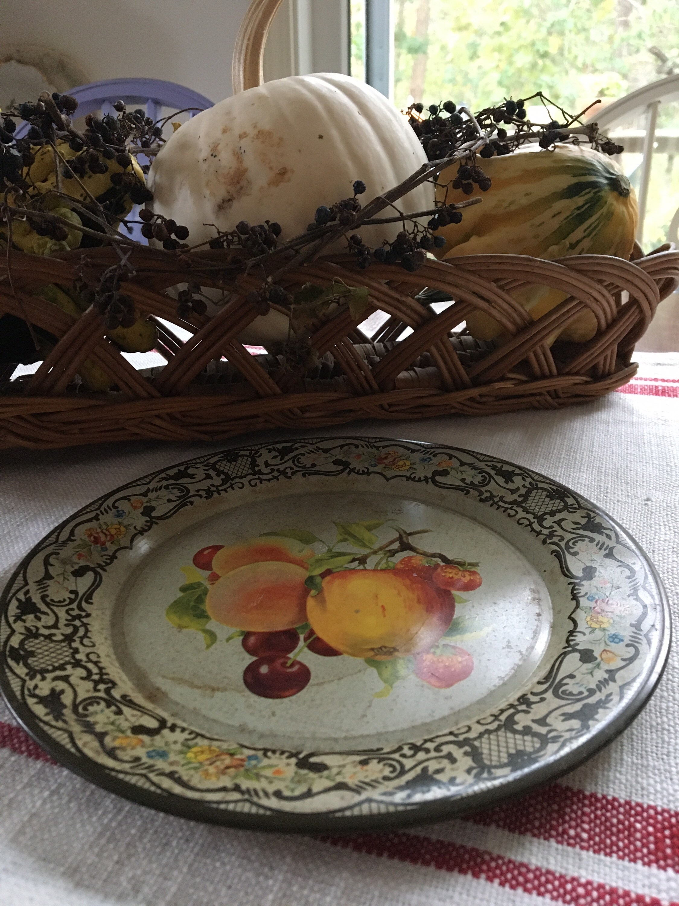 Two Enamelware-tin Plates -DAHER Decorated Ware - Etsy