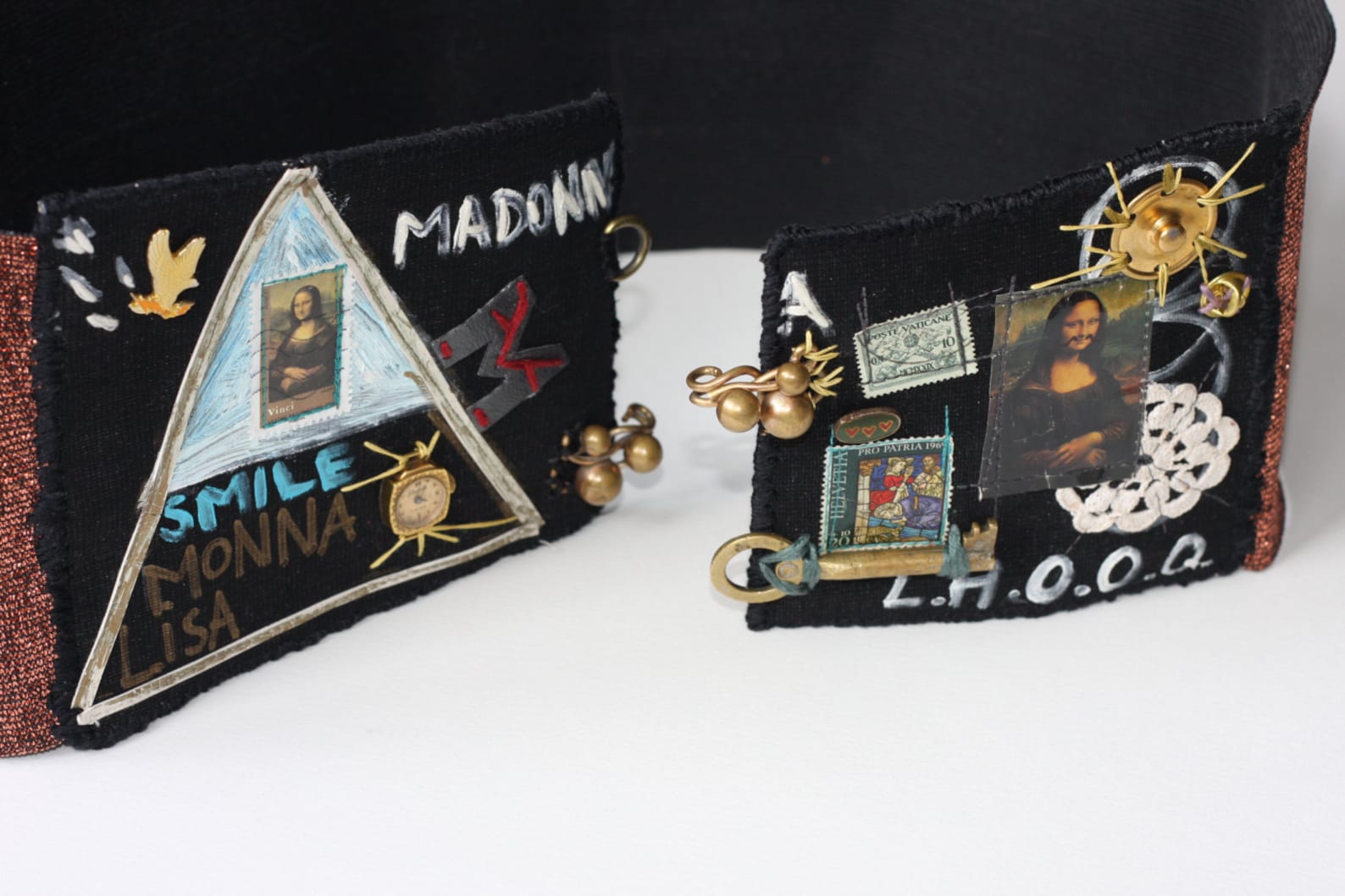 Belt Handmade Unique Conceptual Mona Lisa Vintage Postcards - Etsy