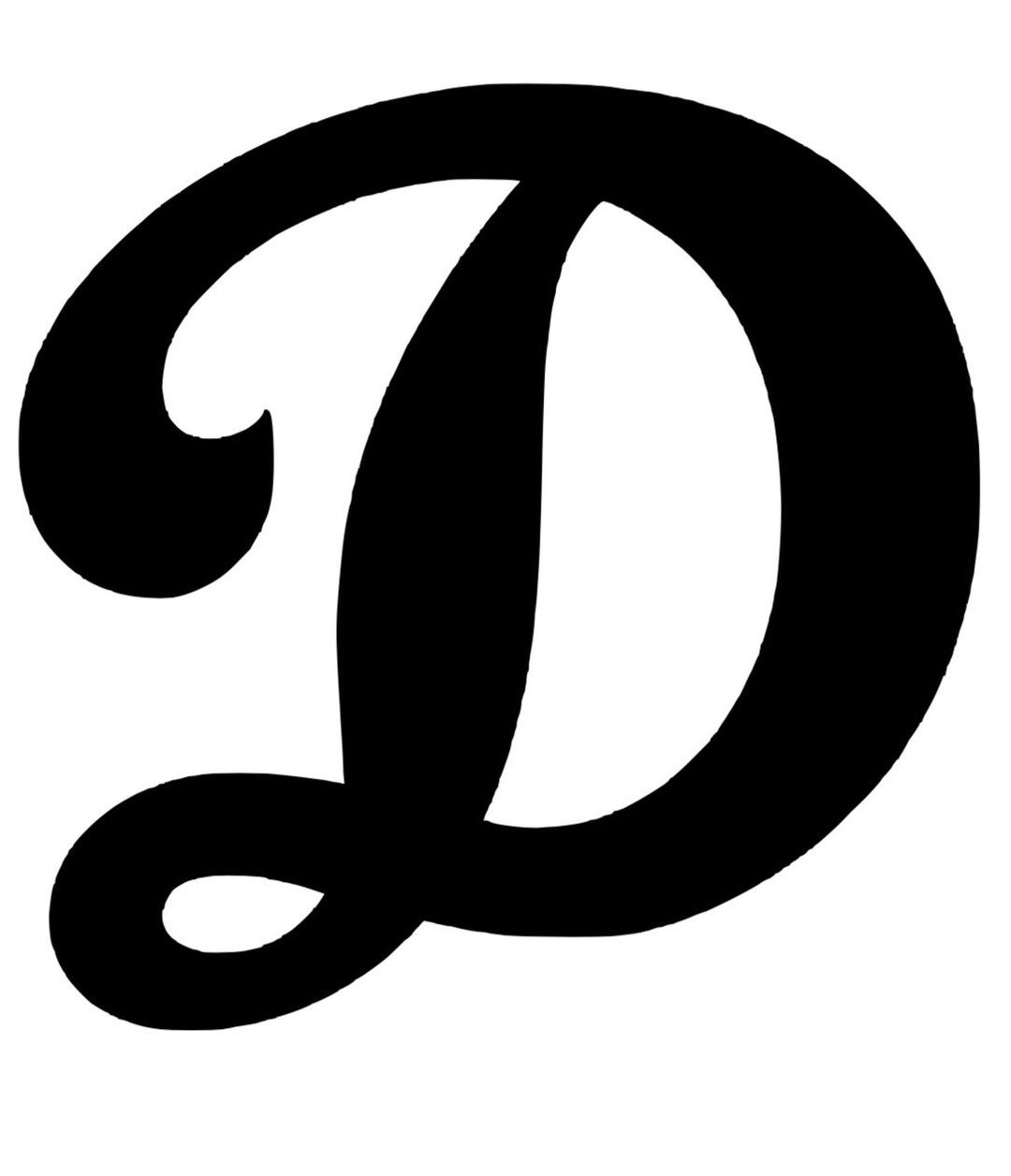 Baseball Dodger D Decal Sticker Vinyl - Etsy