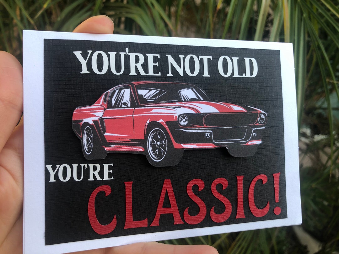 Classic Happy Birthday Card, American Muscle Birthday Card, Dad ...