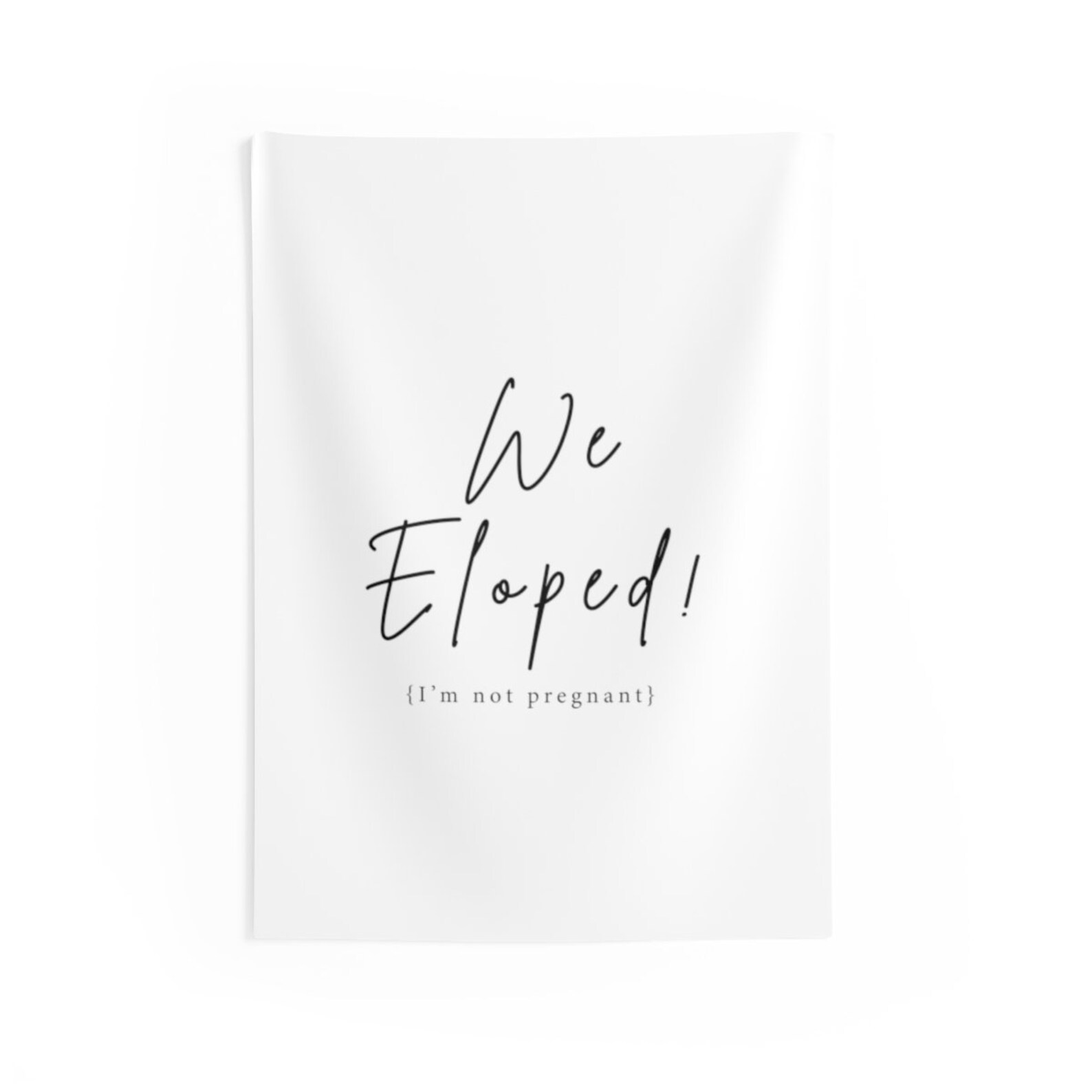 We Eloped I m Not Pregnant Wedding Marriage Announcement Etsy we-eloped-i-m-not-pregnant-wedding-marriage-announcement-etsy