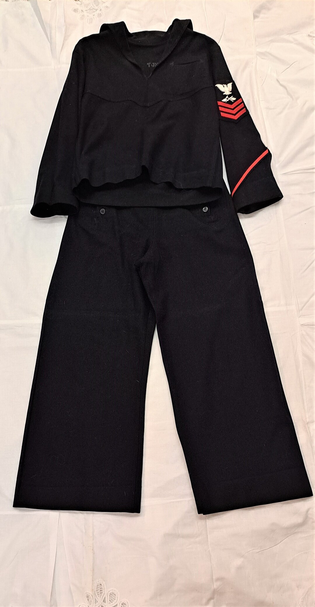 Vintage 1961 Vietnam Era Cracker Jack Naval Uniform 100% Wool - Etsy