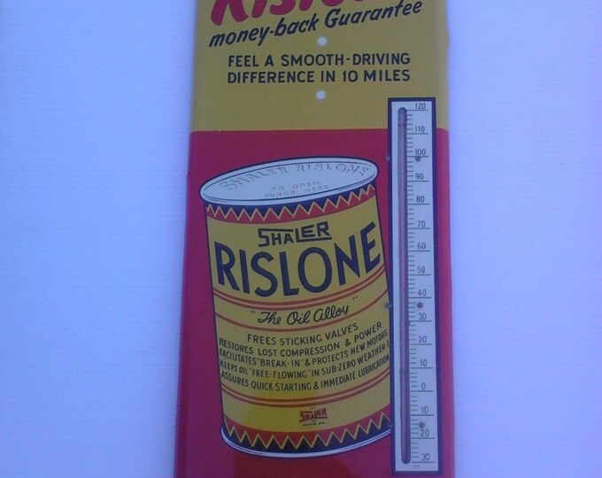Genuine, Original, Vintage Shaler Rislone the Oil Alloy Thermometer ...