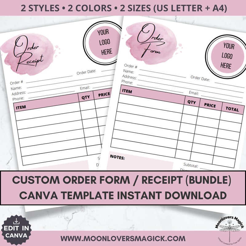 Custom Order Form - Etsy