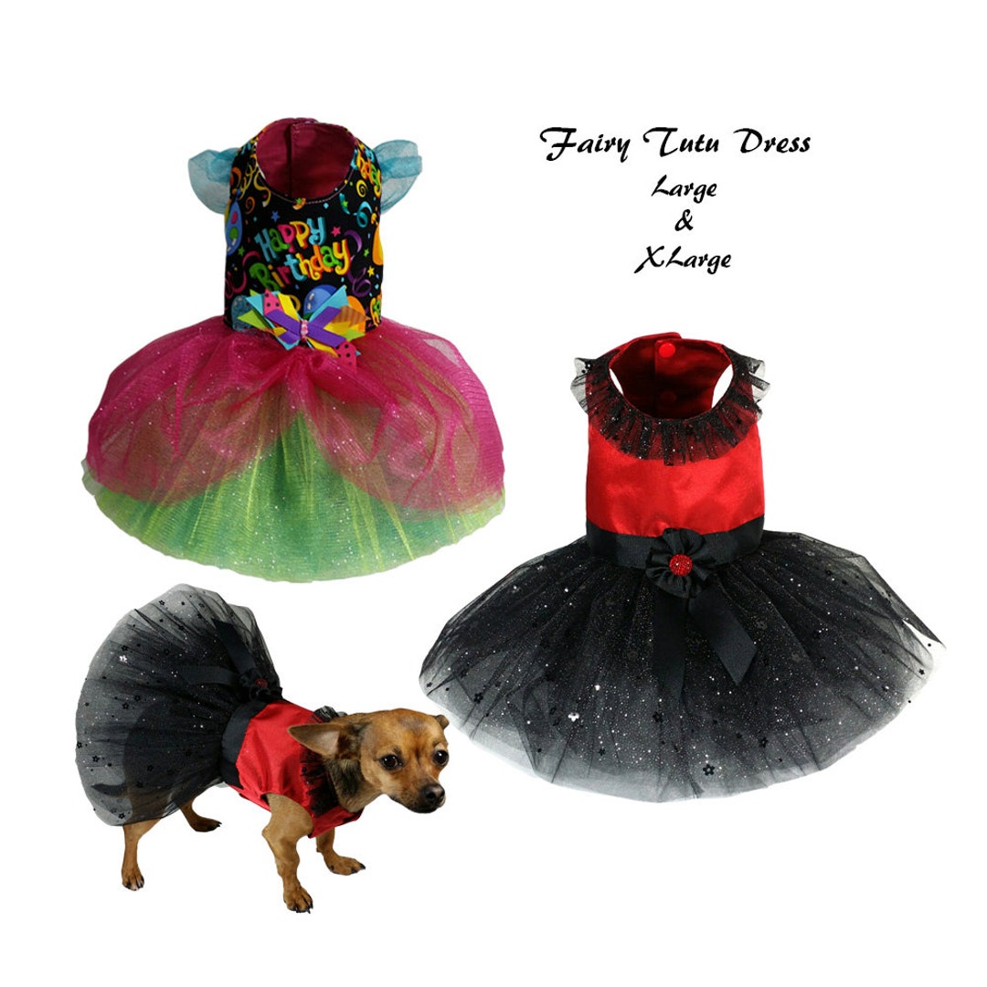 Fairy Tutu Dress Pattern -LARGE & XLARGE- Dog Tutu Sewing Pattern PDF ...