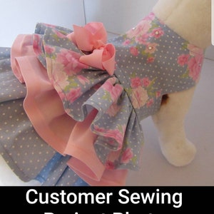 Isabella Dog Dress SMALL & MEDIUM Sewing Pattern PDF, Dog Clothes ...