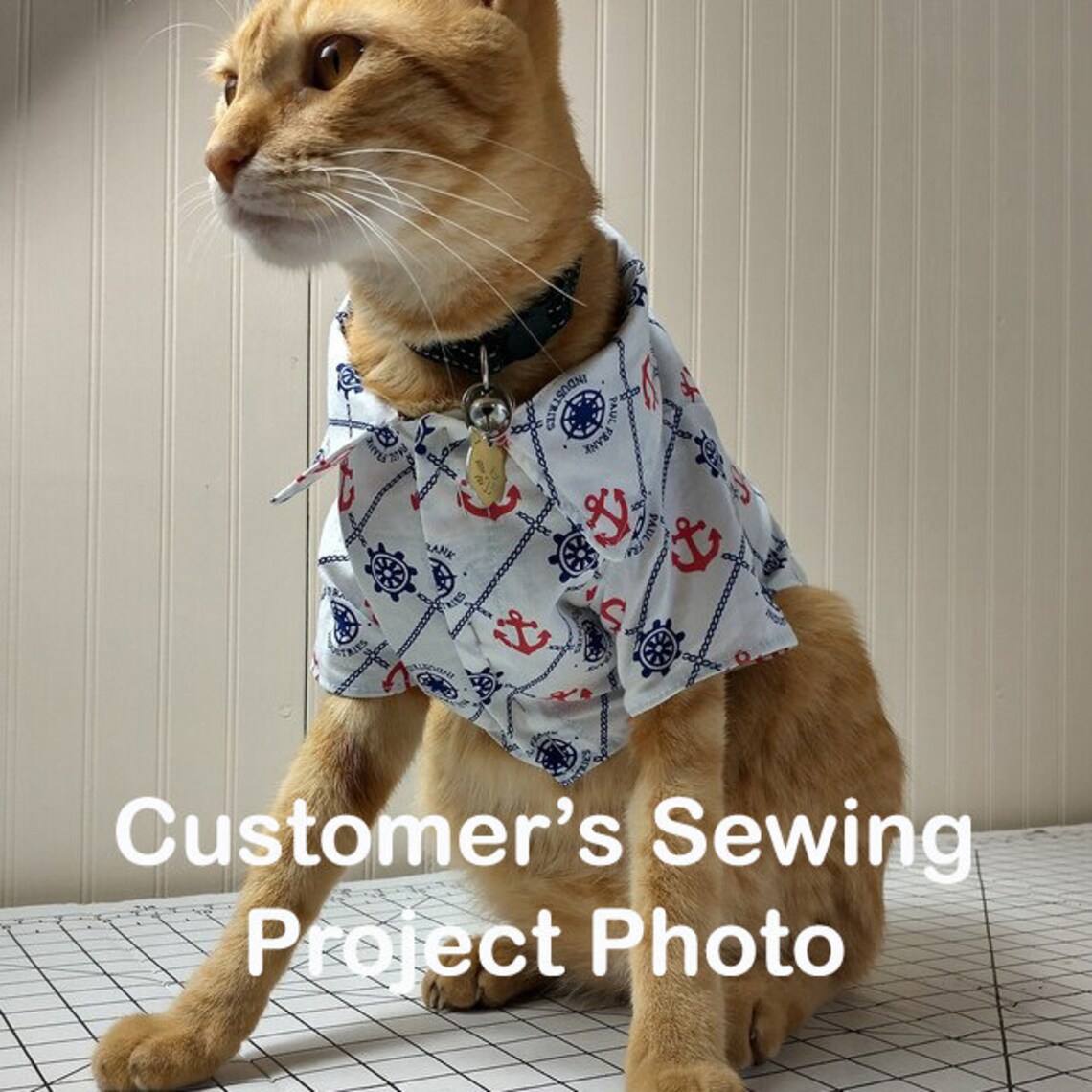 PRINTED Casual Button Dog Shirt Sewing Pattern PDF, Dog Clothes Pattern ...