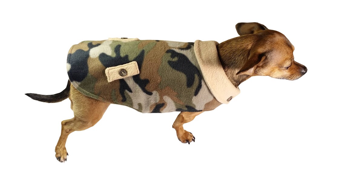 Fleece Coat LARGE & XLARGE Dog Jacket Sewing Pattern PDF - Etsy