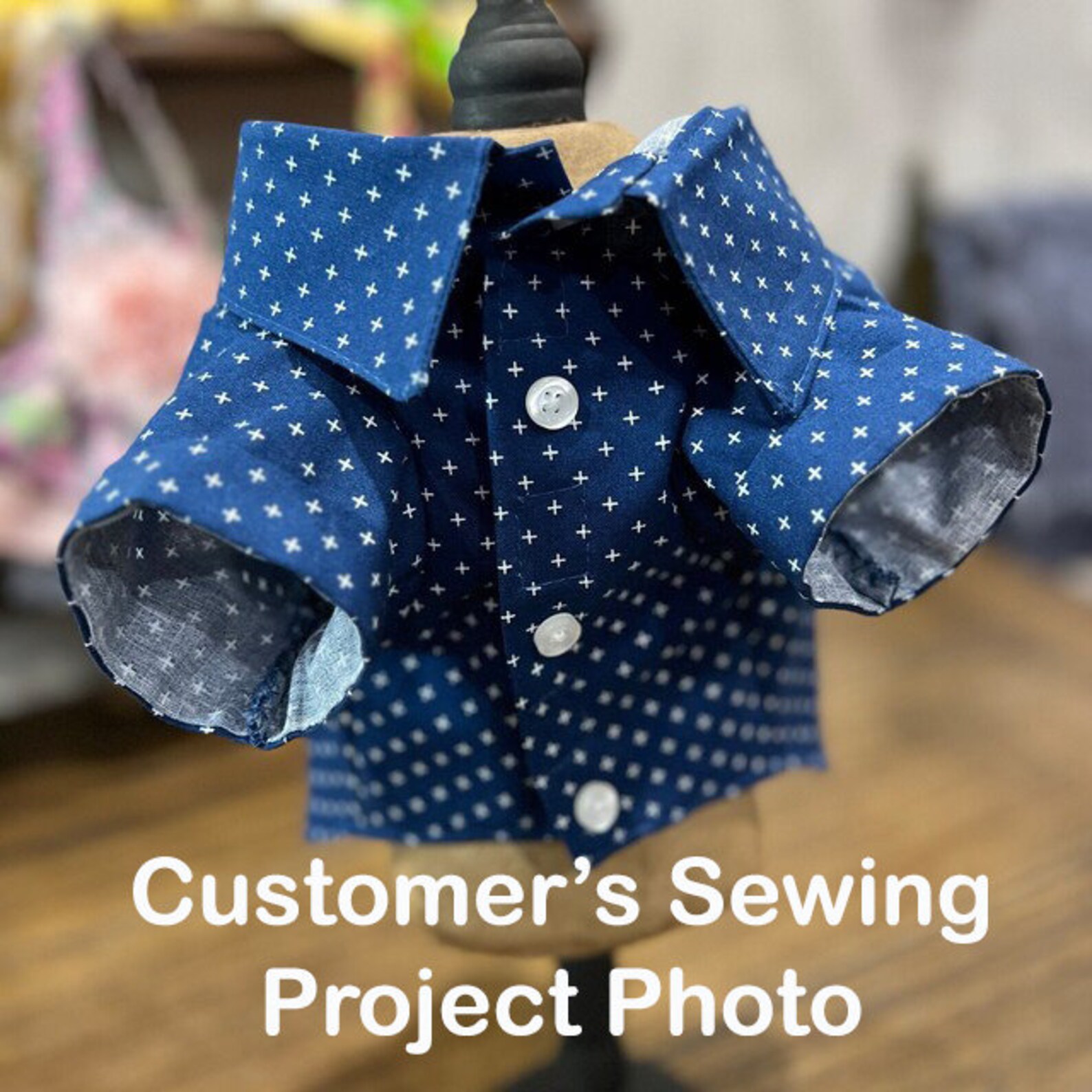 Casual Button Dog Shirt Sewing Pattern PDF, Dog Clothes Pattern, Dog ...