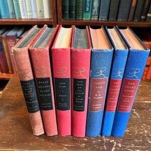 Set of 19 Vintage Modern Library Books. Small Hardcover - Etsy